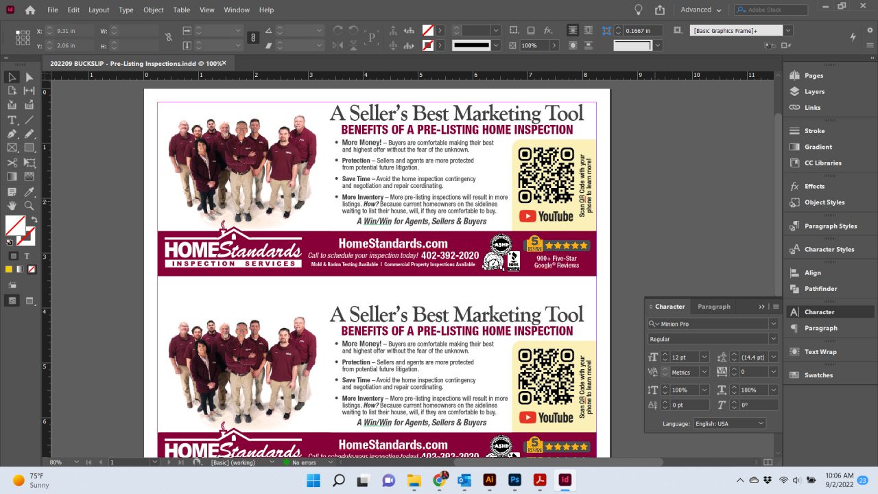 Buck Slips | Inexpensive Print Option